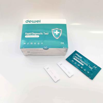 China HEV IgM Rapid Diagnostic Kit 10 Mins Serum Plasma Specimen Hepatitis E Virus Test Strip for sale