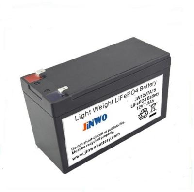 China Deep Cycle Discharge 12V 7Ah Lifepo4 rechargeable battery with 2000cycles for sale