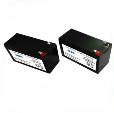 China High Safety Lifepo4 12v 6ah Rechargable Battery , Black Case with Custom Size for sale