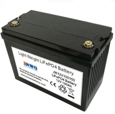 China SLA Shell Marine 150A BMS 12.8V 12V LiFePO4 Battery for sale
