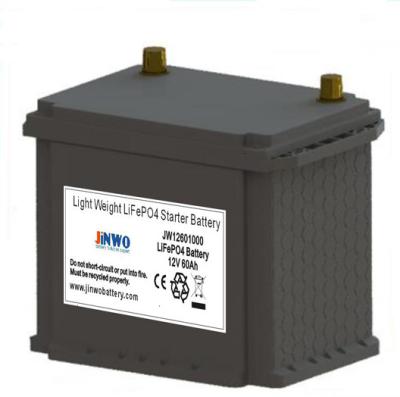 China Cranking Cars Trucks Lithium 12V 60Ah LiFePO4 Start Battery for sale