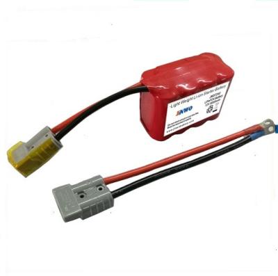 China Ultra Light Motorcycle 12V 5Ah 4S2P 26650 LiFePO4 Start Battery for sale