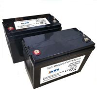 China Marine Trailer Yacht Lifepo4 12v 100ah Electric Boat Motor Battery for sale