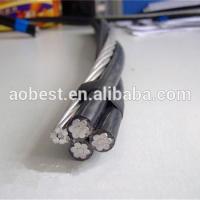 China 0.6/1kv 33kv Insulated SIP Cable 3*70 1*54.3 with HDPE PE XLPE PVC Insulation for sale