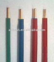 China 0.75mm 1.5mm 2.5mm Solid Copper Conductor PVC Insulated Electric Wire with 99.9% Purity for sale