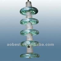 China 33kv pin type glass electrical insulator for sale