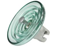 China Toughened glass disc suspension insulator U120BSP for Uzbekistan for sale