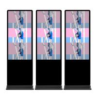 China Vertical Digital Signage Display Totem 43 Inch Android Video Interactive Screen Kiosk for sale
