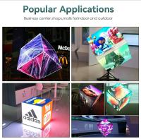 China light Magic Cube Led Display Screen Outdoor Rgb Advertising Square Cabinet P2.5 Event for sale