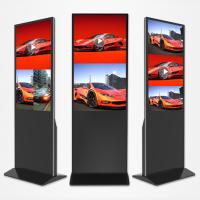 China 85 Inch Advertising Display Digital Signage Player Hotel Vertical Smart Tempered Glass for sale