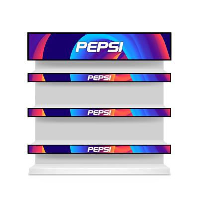 China 23.1 Inch Stretched Lcd Screen Bar Style Digital Signage For Shelf Edge for sale