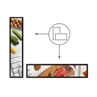 China 35 Inch Stretched LCD Display Smart Shelf Edge For Super Arcade Cabinet 692x60mm for sale