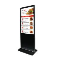 China 65 Inch Digital Signage Menu Boards Square Self Service Kiosk For Restaurants Ordering for sale