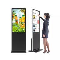 China 65 Inch Digital Signage Menu Boards Square Self Service Kiosk For Restaurants Ordering for sale