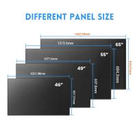 China 75 Inch Wifi Lcd Video Wall Monitor Full Hd Anti Scratch Indoor 10mm for sale