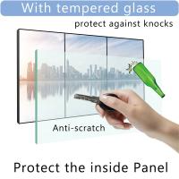 China 75 Inch Wifi Lcd Video Wall Monitor Full Hd Anti Scratch Indoor 10mm for sale