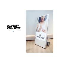 China 43inch Outdoor Digital Poster Kiosk Waterproof Touch Screen Battery Powered 24V 1500nits for sale