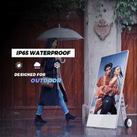 China 43inch Outdoor Digital Poster Kiosk Waterproof Touch Screen Battery Powered 24V 1500nits for sale
