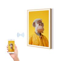 China Crypto Art Nft Screen Display 10.1 Digital Picture Frame Smart Canvas Remote Control for sale