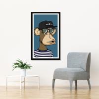 China big screen digital screen photo frame 27 inch digital Smart For Photography Dark Wood for sale