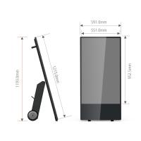 China Portable Commercial Outdoor Digital Signage Displays Mobile IP65 43