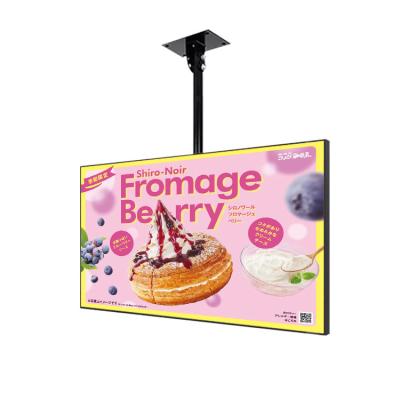 China 55 Inch Frameless LCD Display Monitor Ultra Thin Narrow Bezel Tv Digital Signage Display for sale