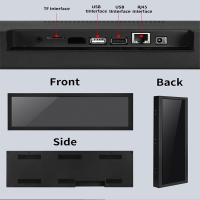 China 29 Inch Stretched LCD Display Panel Supermarket Ultra Wide Monitor Shelf Edge for sale