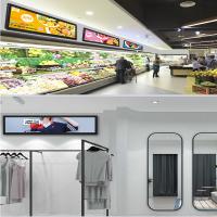 China 29 Inch Stretched LCD Display Panel Supermarket Ultra Wide Monitor Shelf Edge for sale