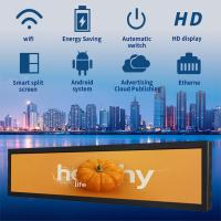 China 29 Inch Stretched LCD Display Panel Supermarket Ultra Wide Monitor Shelf Edge for sale