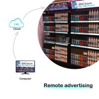 China 24 Inch Lcd Stretched Display Bar Lcd Panel With Android Supermarket for sale