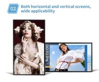 China Gas Station Commercial Monitors Digital Signage Multi Touch Screen 65