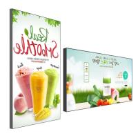 China 2K 4K Lobby Hotel Digital Signage Displays Wall Mounted Indoor Ultra Slim Lcd 43 Inch for sale