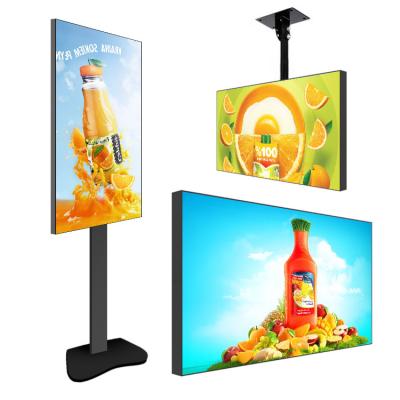 China 2K 4K Lobby Hotel Digital Signage Displays Wall Mounted Indoor Ultra Slim Lcd 43 Inch for sale