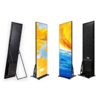 China Wifi 4G led poster video display for Retail Store Remote Control P2 P2.5 HD Full Color Mirror for sale