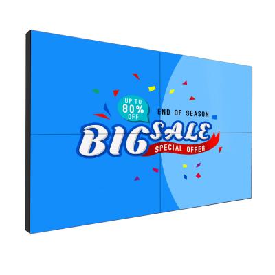China Slim Bezel Lcd Display Tv 2x2 3x3 4X4 55 65 Inch 3.5mm Wall Mount Panel for sale