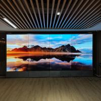 China 0.88mm Ultra thin bezel lcd monitor 3d Video Wall System 1920X1080 500 Nits for sale