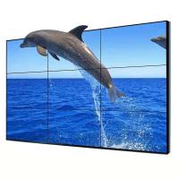China 65in LCD Video Wall Shopping Mall Ultra Thin Bezel 0.88mm Ad Seamless Monitor Wall for sale
