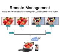 China 40 Inch Wall Mounted Digital Signage Restaurant Menu Display Boards Lcd Split Screen Tv for sale