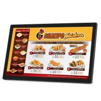 China 40 Inch Wall Mounted Digital Signage Restaurant Menu Display Boards Lcd Split Screen Tv for sale