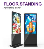 China Stand Alone Lcd Digital Signage 55 Inch Totem Ultra Thin Interactive Touch Screen Kiosk for sale