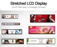 China 19 21 25.5 28 Inch 24 Inch Stretched Bar Lcd Panel Monitor Dual Bar for sale