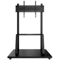 China 32 40 43 50 55 58 65 75 85 86 98 100 110 Inch Interactive Flat Panel Smart White Board TV Mobile Stand With Wheels for sale