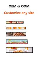 China Bar Type Tft Stretched Bar Lcd Display Module Shelf Supermarket Shelf Label 23.1 Inch for sale