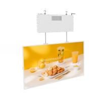 China 55inch High Brightness Restaurant Mcdonald Fast Food Drive-thru Digital Menu Board Signage for sale