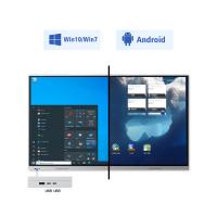 China 55 Inch Multi Touch Smart Interactive Whiteboard Digital Flat Panel for sale