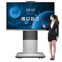China 55 Inch Multi Touch Smart Interactive Whiteboard Digital Flat Panel for sale