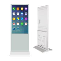 China LCD Display Indoor Android Advertising TV Digital Signage Totem Floor Stand 55In for sale