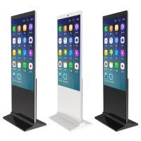 China LCD Display Indoor Android Advertising TV Digital Signage Totem Floor Stand 55In for sale