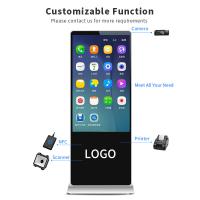China LCD Display Indoor Android Advertising TV Digital Signage Totem Floor Stand 55In for sale