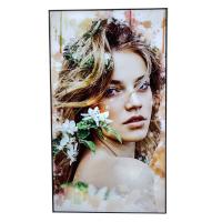China Advertising Player 50 Inch Frameless Art Window Digital Signage Lcd Display With Core I5 for sale
